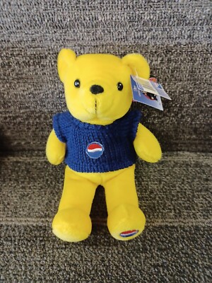 Rare Limited Edition Pepsi Cola Teddy Bear Plush 9" With Tags | eBay