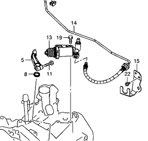 NEW Genuine Suzuki SWIFT Clutch Slave Cylinder External 2011-2017 23820 ...