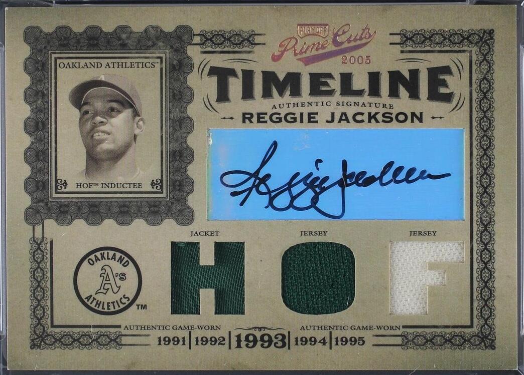 2005 Playoff Prime Cuts - Timeline Reggie Jackson #T-41 Triple ...