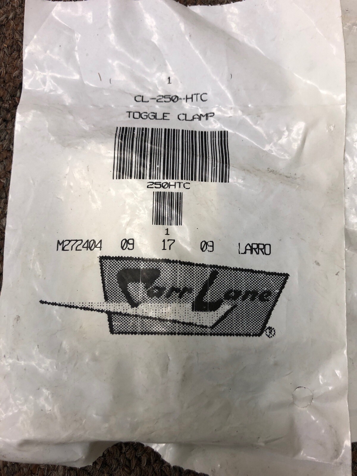 New Carr Lane CL-250-HTC Toggle Clamp | eBay