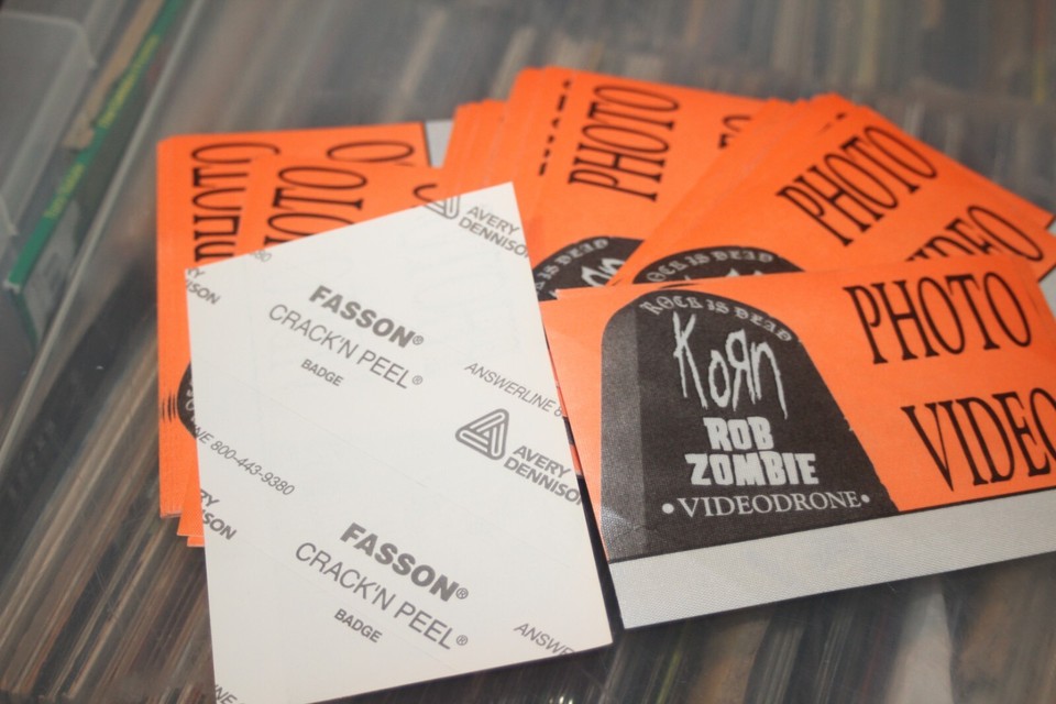 Wholesale - Korn Rob Zombie - 25x Unused Backstage Pass Lot#17 | eBay