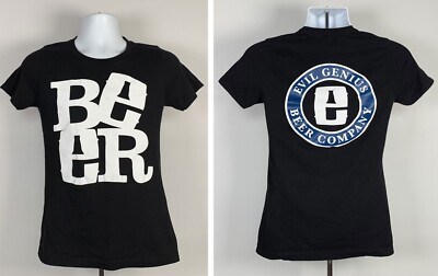 Evil Genius Beer Company T Shirt Womens Medium Philadelphia Brewery ...