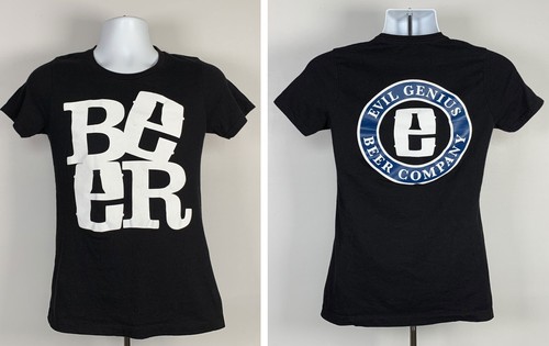 Evil Genius Beer Company T Shirt Womens Medium Philadelphia Brewery ...