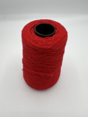 100% Soft Luxurious Cashmere Yarn. Poppy Red. 250g Cone. 3 Ply Knit. UK ...