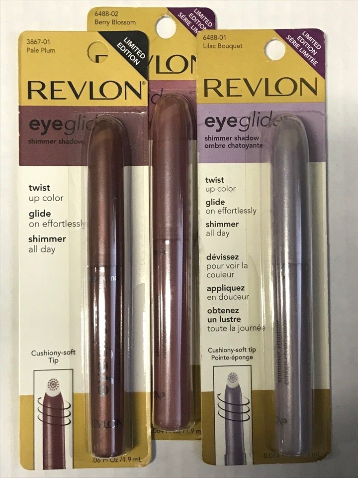 Revlon Eyeglide Shimmer Shadow .06 fl oz (Old Stock Misc. Expiring) H.T ...