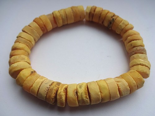 Raw BUTTERSCOTCH BALTIC Amber Beads Stretch Bracelet 14 gr | eBay Australia