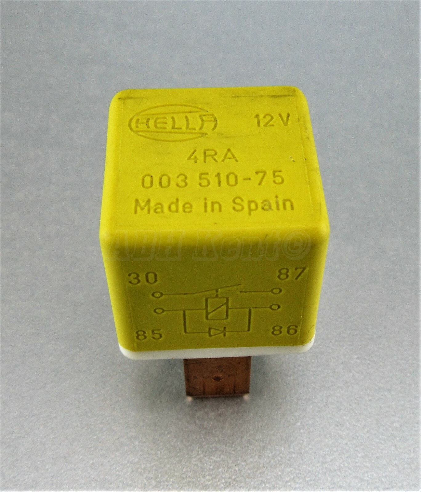 429-Volvo (90-15) Multi-Use 4-Pin Yellow Relay 9128164 Hella 4RA003510 ...