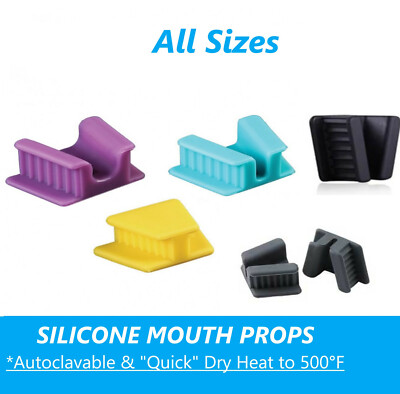 Autoclave 500F Mouth Rubber Silicone Props Bite Blocks Dental, Pedo ...
