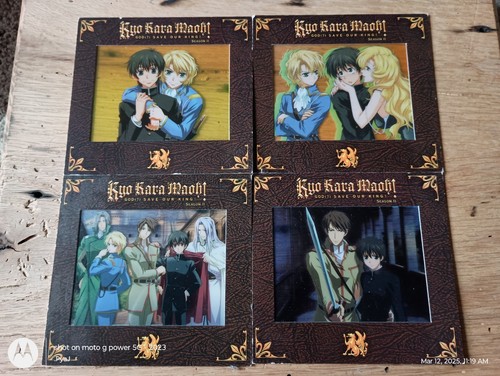lot 4 Kyo Kara Maoh! Save Our King Promo Animation Cell Slide Character ...