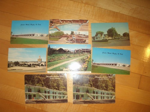 Vintage Motel Postcards Lot of 8 - No Writing | eBay