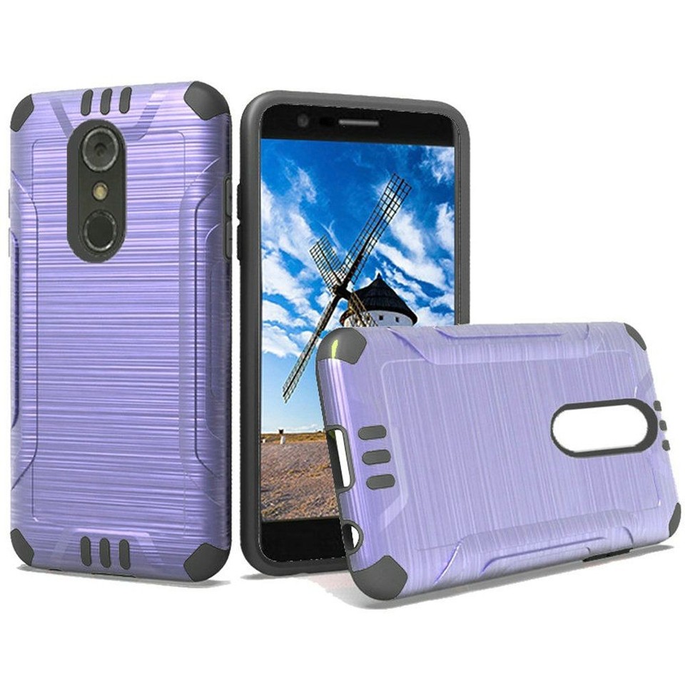 "GSA Slim Hybrid Case for LG Stylo 4/Plus - Stylish Purple & Black" | eBay