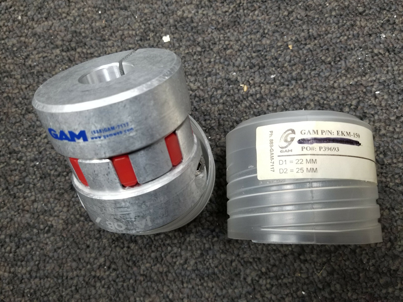 GAM EKM-150 Oldham Style Coupling 22MM In / 25MM out New | eBay