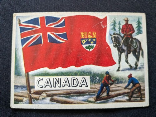 1956 Topps Flags of the World Card # 19 Canada (VG) | eBay