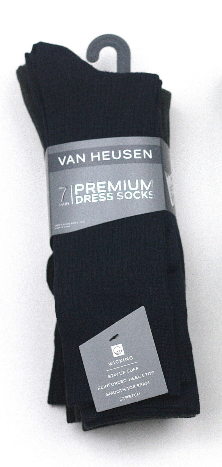 Van Heusen Premium Dress Socks 7 Pairs Shoe Size 6-12.5 All Colors | eBay
