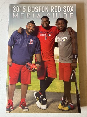 2015 Boston Red Sox MLB Baseball Media Guide Info and Record Book Very ...