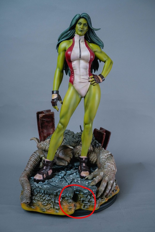 RARE*** Custom 1/4 She Hulk Fan Art Marvel MCU Sexy Resin Statue | eBay
