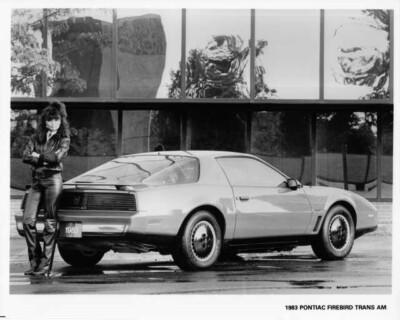 1983 Pontiac Firebird Trans Am Press Photo with Firebird Girl 0105 | eBay