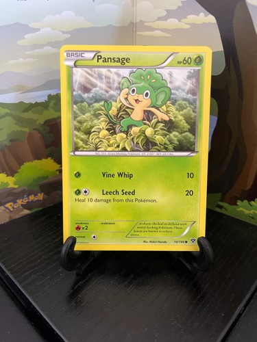 Pansage 10/146 - XY Base - Common - Pokemon Card TCG - LP | eBay