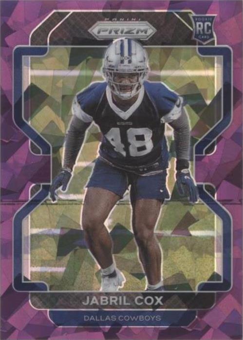 2021 Panini Prizm - Rookie Jabril Cox #394 Purple Ice Prizm /225 (RC ...