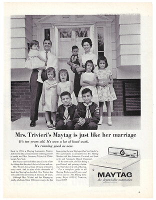 Maytag Washer Print Ad Vintage Advertisement Household Appliance Ad ...