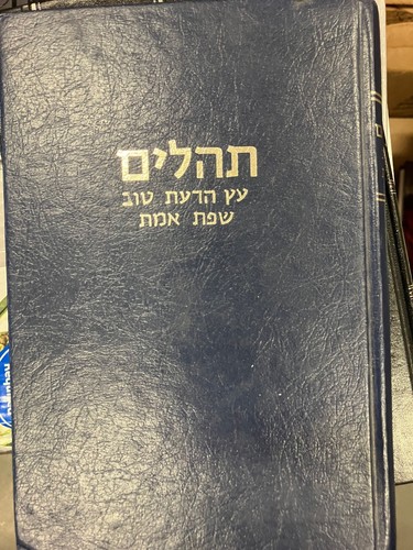Tehillim with SFAS EMES & ETZ HADAS TOV תהלים : עם שפת אמת Chaim Vital ...