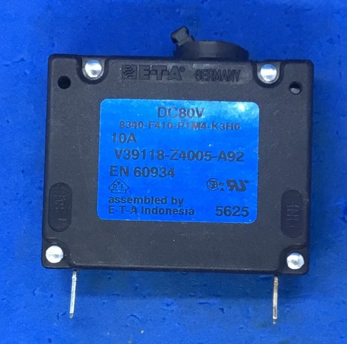 E-T-A 8340-F410-P1M4-K3H0 Circuit Switch Magnetic Switch 10A 80V DC ...