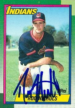 Rod Nichols autographed Baseball Card (Cleveland Indians) 1990 Topps ...