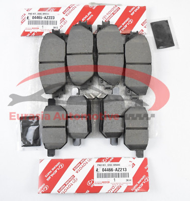Genuine Factory Toyota Prius 2010-2019 Front and Rear Brake pad Sets | eBay