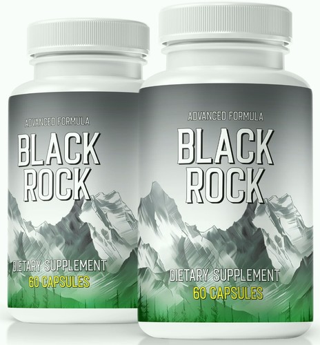 (2 Pack) Black Rock Pills for Men, Black Rock Performance Pills for ...
