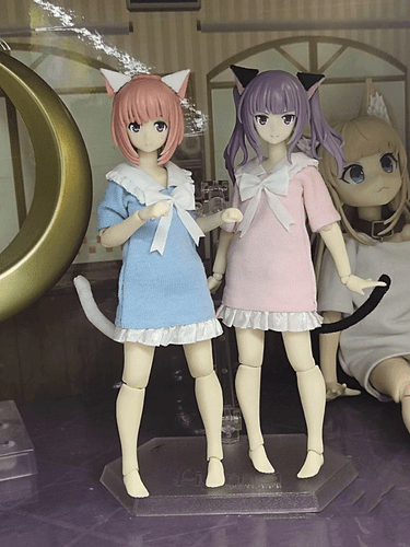 1/12 Scale Clothes Dress Pajamas Model for 6" azone12 figma shf Female ...