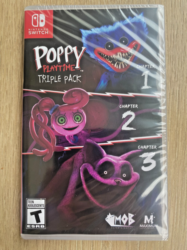 Poppy Playtime Triple Pack Switch Nintendo US Version New Sealed w ...