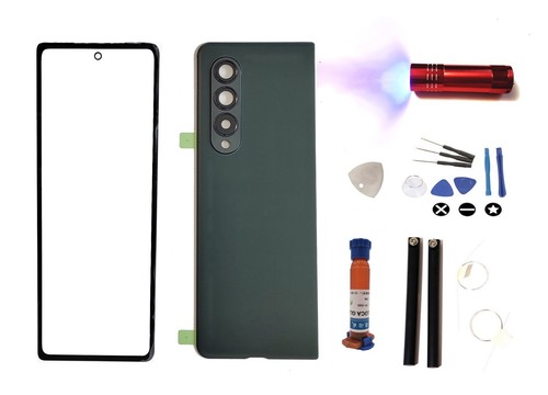 Touch Screen Repair Kit Fit Galaxy Z Fold 3 Front Green Back Glass ...