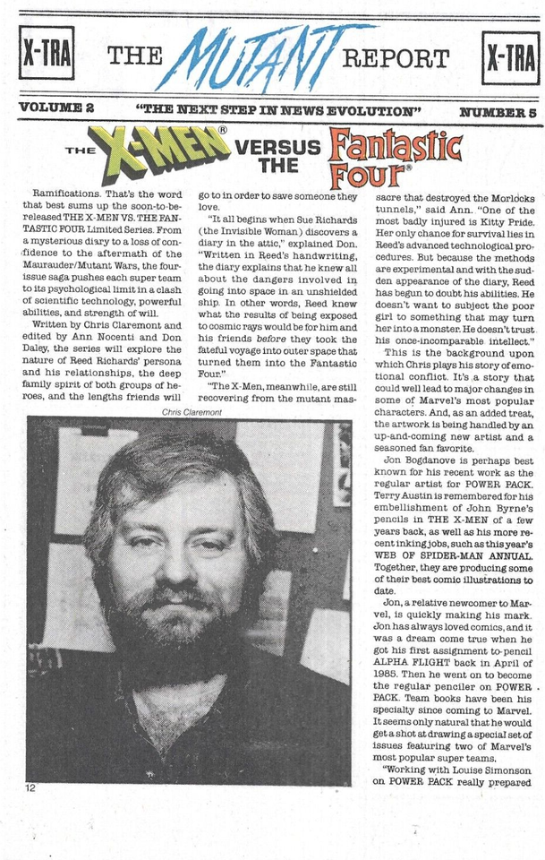 Marvel Age Comic 46 Copper Age First Print 1987 X-Men Fantastic Four ...