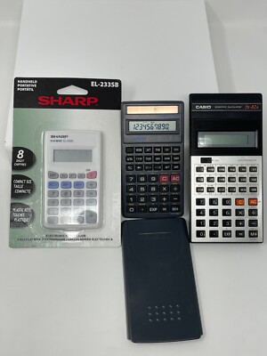 Casio FX‑82A Scientific Calculator & Casio FX-260 Solar & Sharp EL ...