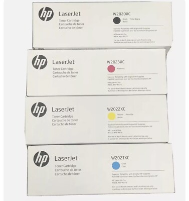 HP 414X W2020X,W2021X,W2022X,W2023X Toner Set HP LaserJet Pro NEW ...