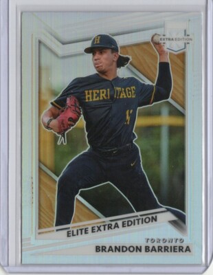 2022 Panini Elite Extra Edition Brandon Barriera Holo Chrome - Toronto ...