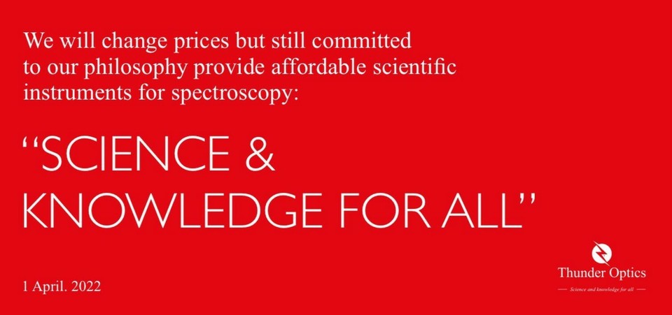 Mini USB Spectrometer Spectromètre Spektrometre - ThunderOptics - New ...