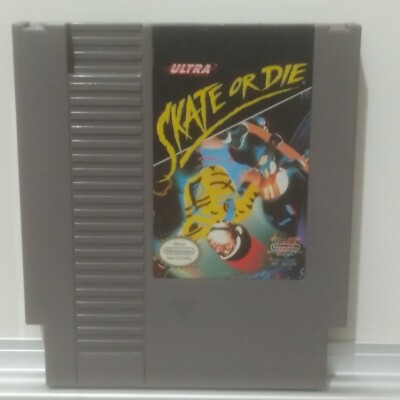 Nes Skate Or Die Ultra Games Cartridge Electronic Arts Ultra Rated Teen ...