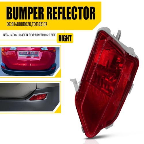 Rear Light Bumper Reflector Case RH Fit 2014 2013 2015 Toyota RAV4 ...