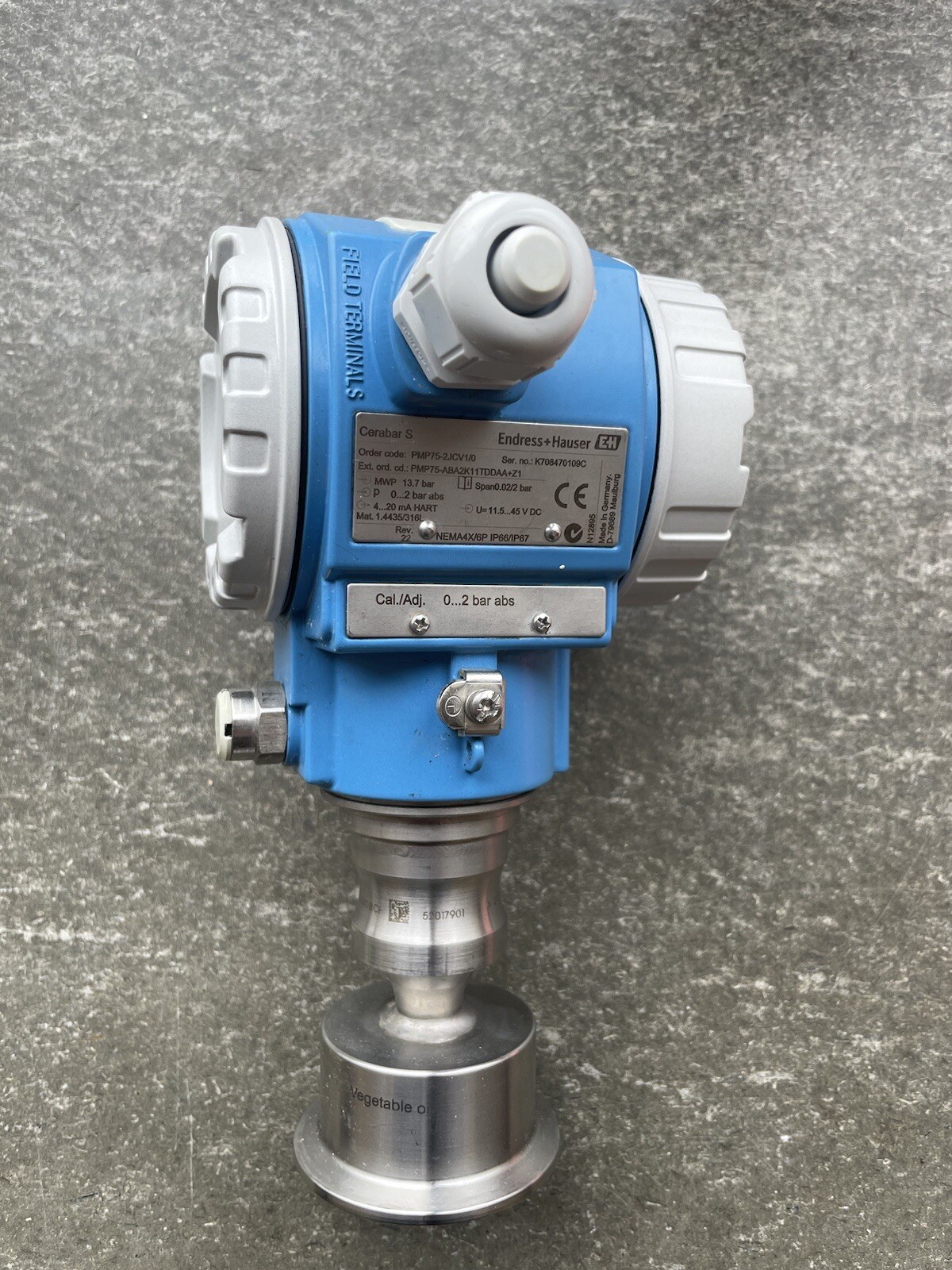 Drucktransmitter Cerabar S , PMP75 , Endress + Hauser | eBay