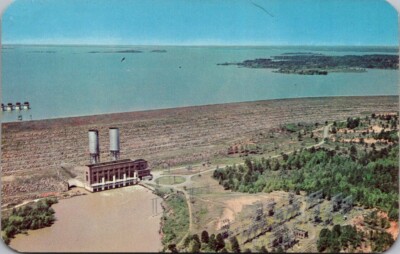 Postcard | Saluda Dam Northwest Of Columbia, South Carolina | eBay