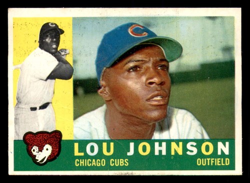 1960 Topps #476 Lou Johnson Very Good RC Rookie Cubs ID:360367 | eBay