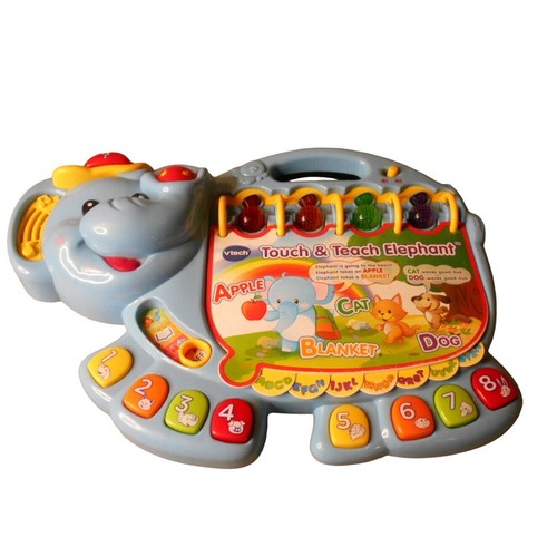 VTech Touch & Teach Elephant 2014 Learning Numbers and Letters Tested ...