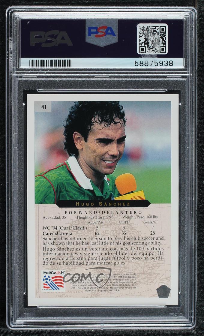 1994 Upper Deck World Cup English/Spanish - #41 Hugo Sanchez for sale ...