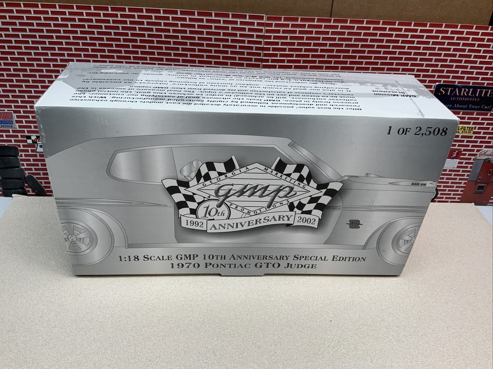 1/18 GMP 1970 Pontiac GTO THE JUDGE Black Chrome 10th Anniversary Store ...
