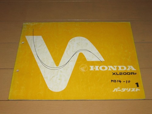 Xl200R Regular Parts List 2c | eBay