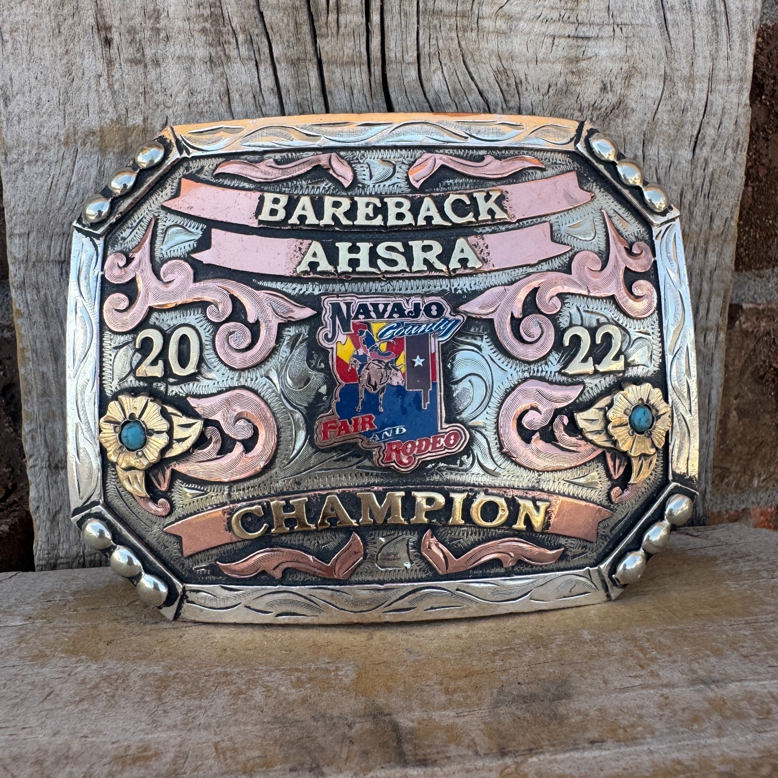 Cowboy Trophy Rodeo Style Belt Buckle with Engraving Champion Bronc ...