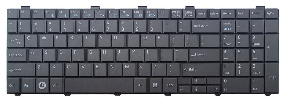 New Laptop keyboard Fujitsu Lifebook A530 AH530 CP487043-02 CP48705 | eBay