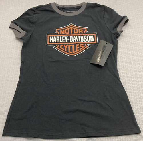 NEW GENUINE HARLEY DAVIDSON 96228-23VW WOMEN'S 2XL TEE KNIT BLACK Bar ...