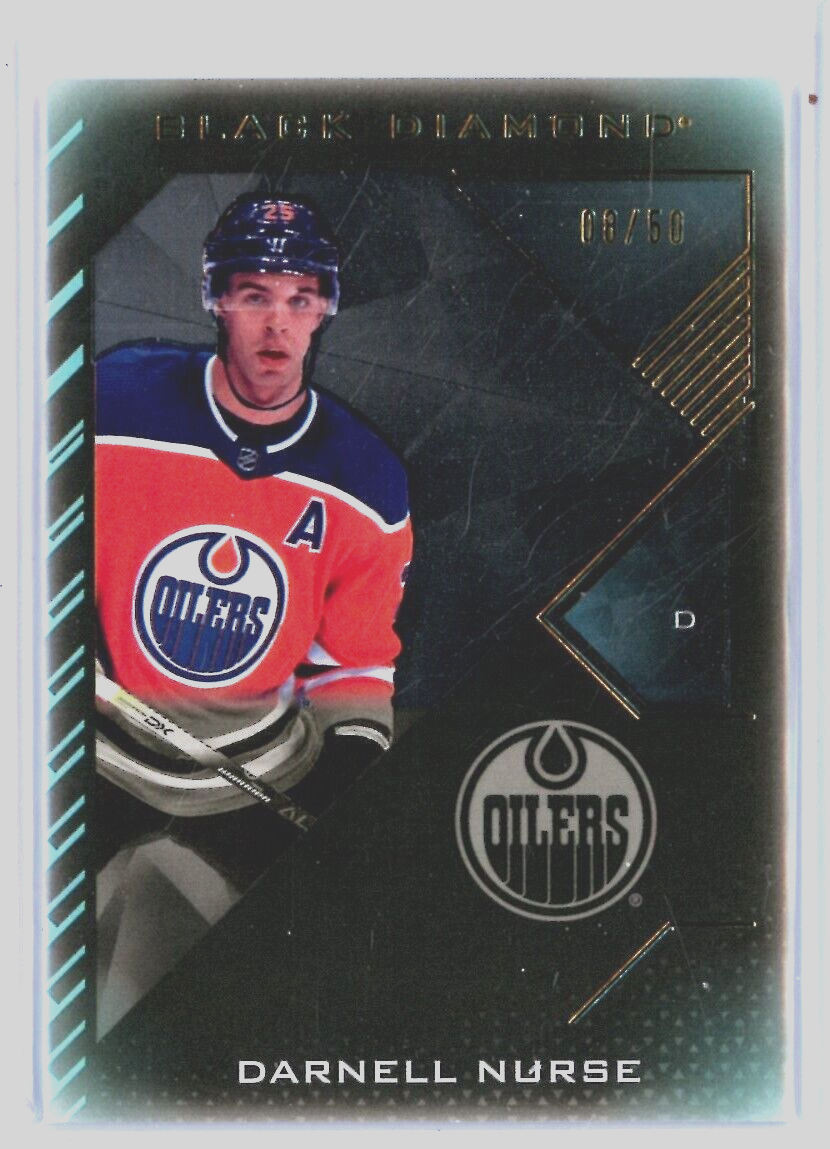 2021-22 Black Diamond Pure Black #BDBDN Darnell Nurse /50 - Edmonton ...